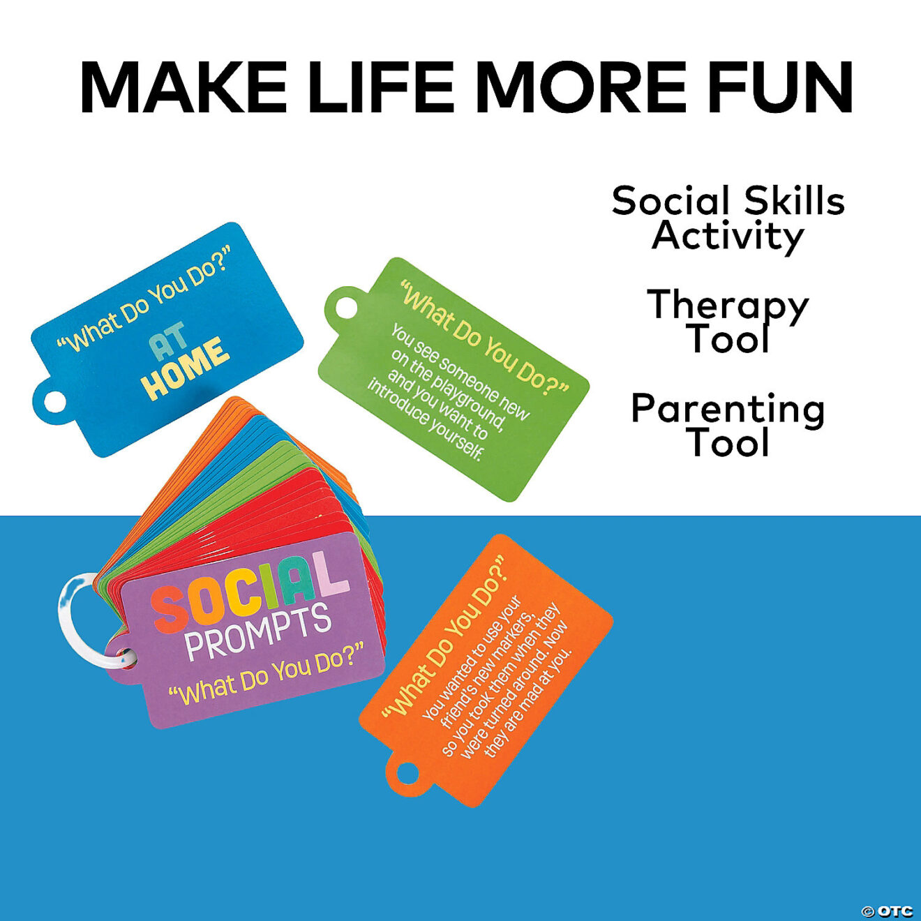 Social Emotional Learning Social Skills Prompt Card Sets on a Ring ...